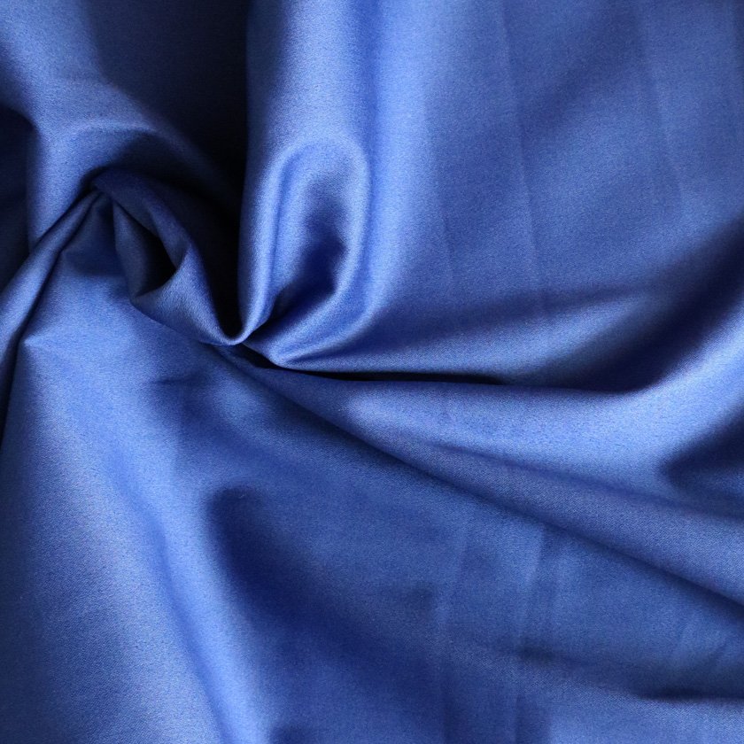 royal blue cotton sateen bobbins and buttons - Bobbins & Buttons Fabric ...